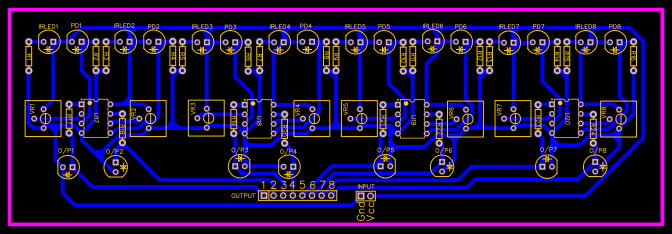 8 ch ir array - EasyEDA open source hardware lab