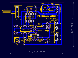 T12 Solder Analog by Kasya - EasyEDA open source hardware lab