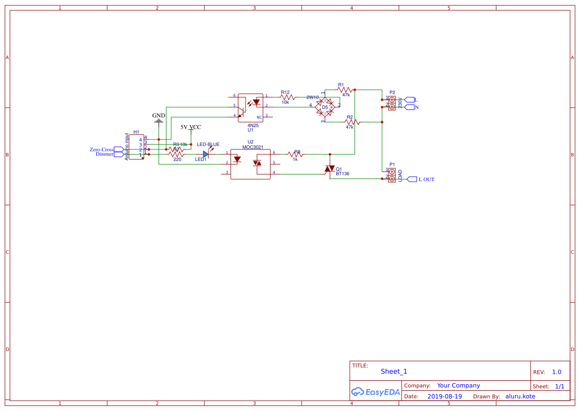 Fan Dimmer - EasyEDA open source hardware lab