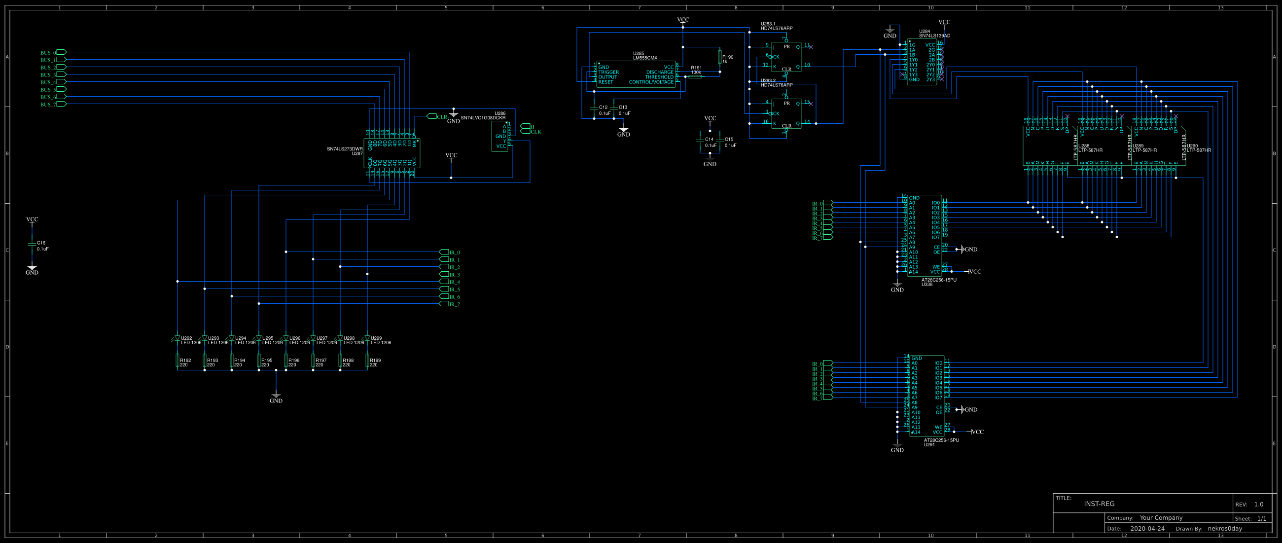 8-bit CPU - EasyEDA open source hardware lab