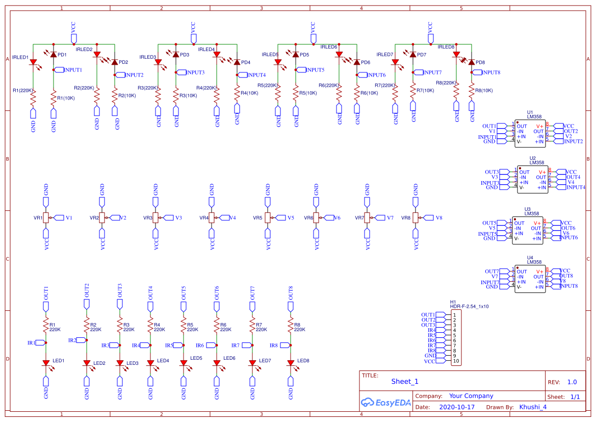 IR ARRAY - EasyEDA open source hardware lab