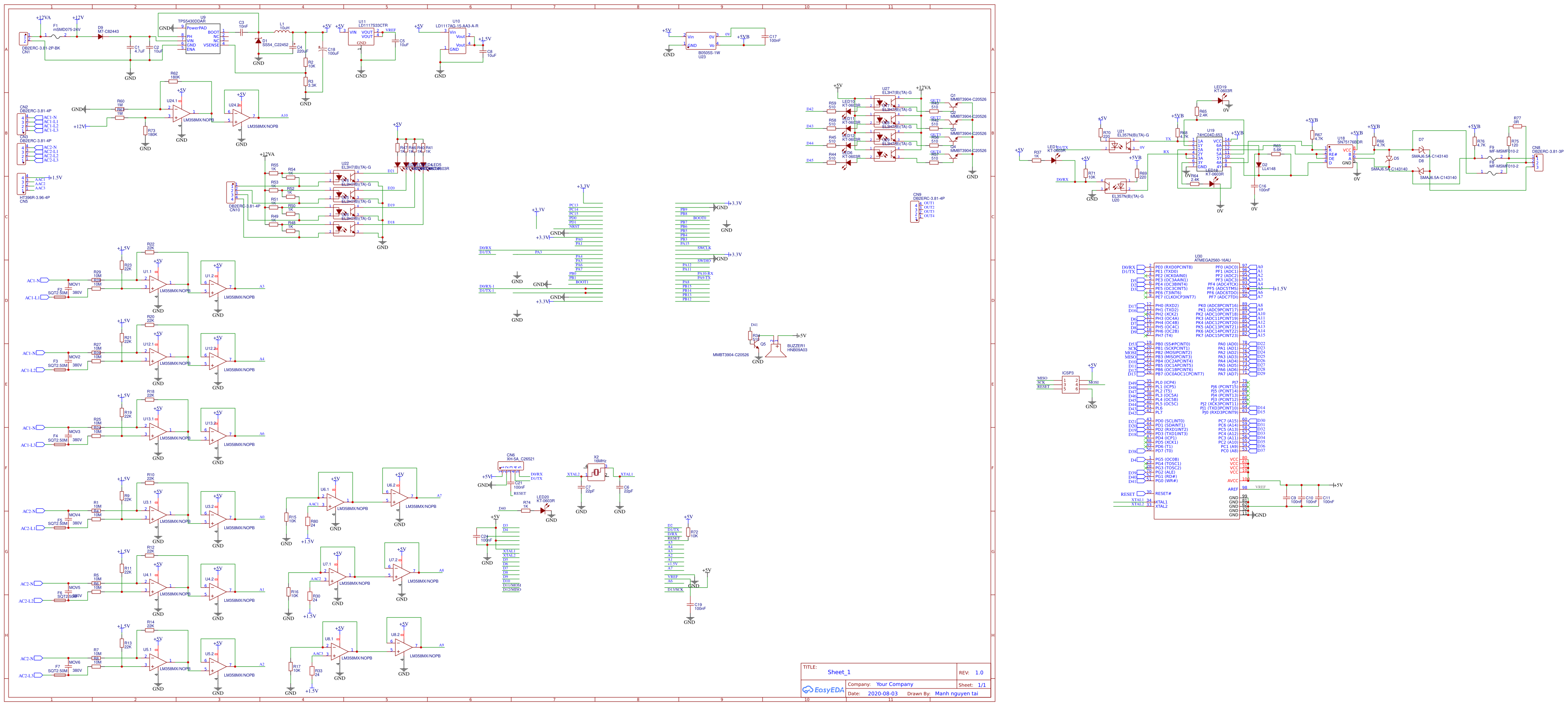 ACmeasuV1.4 atmega640 - OSHWLab