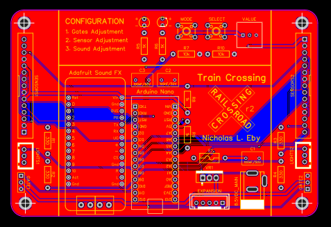 Train Controller rev2 - 3/1/24 - EasyEDA open source hardware lab