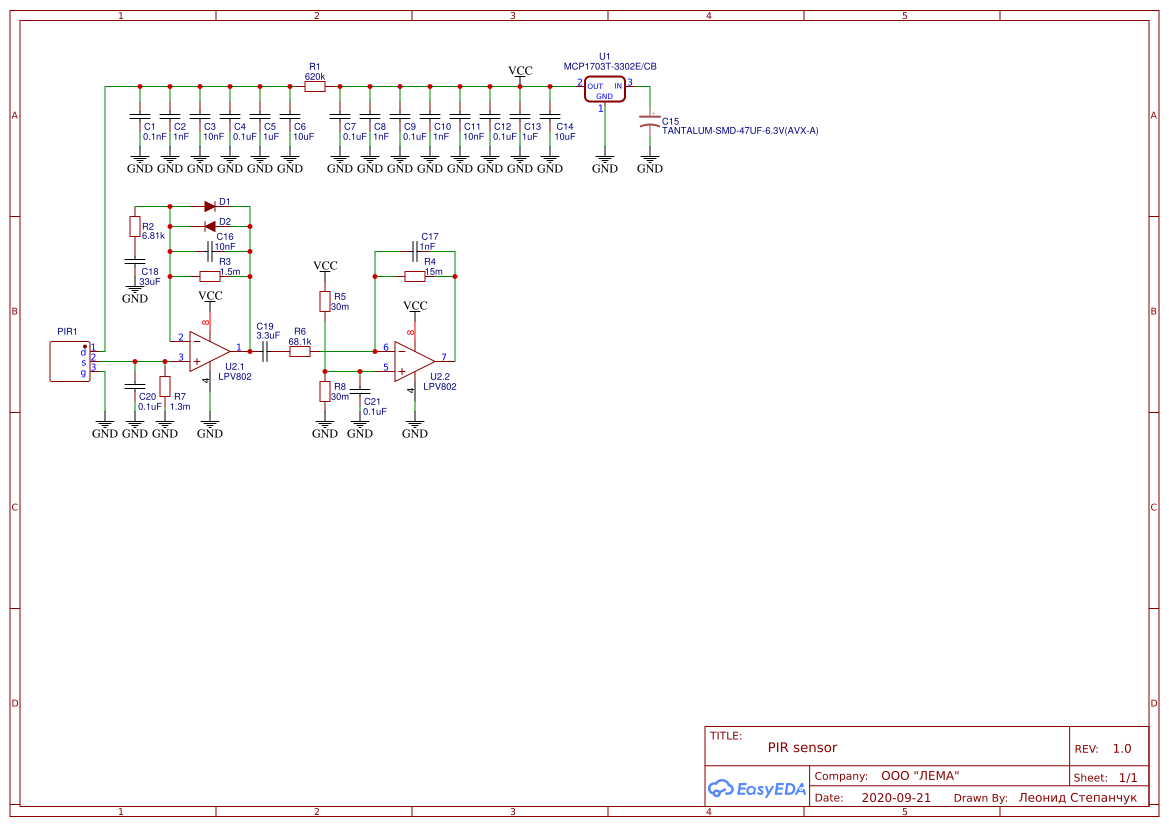 BLE_PIR&LIGHT - Platform for creating and sharing projects - OSHWLab