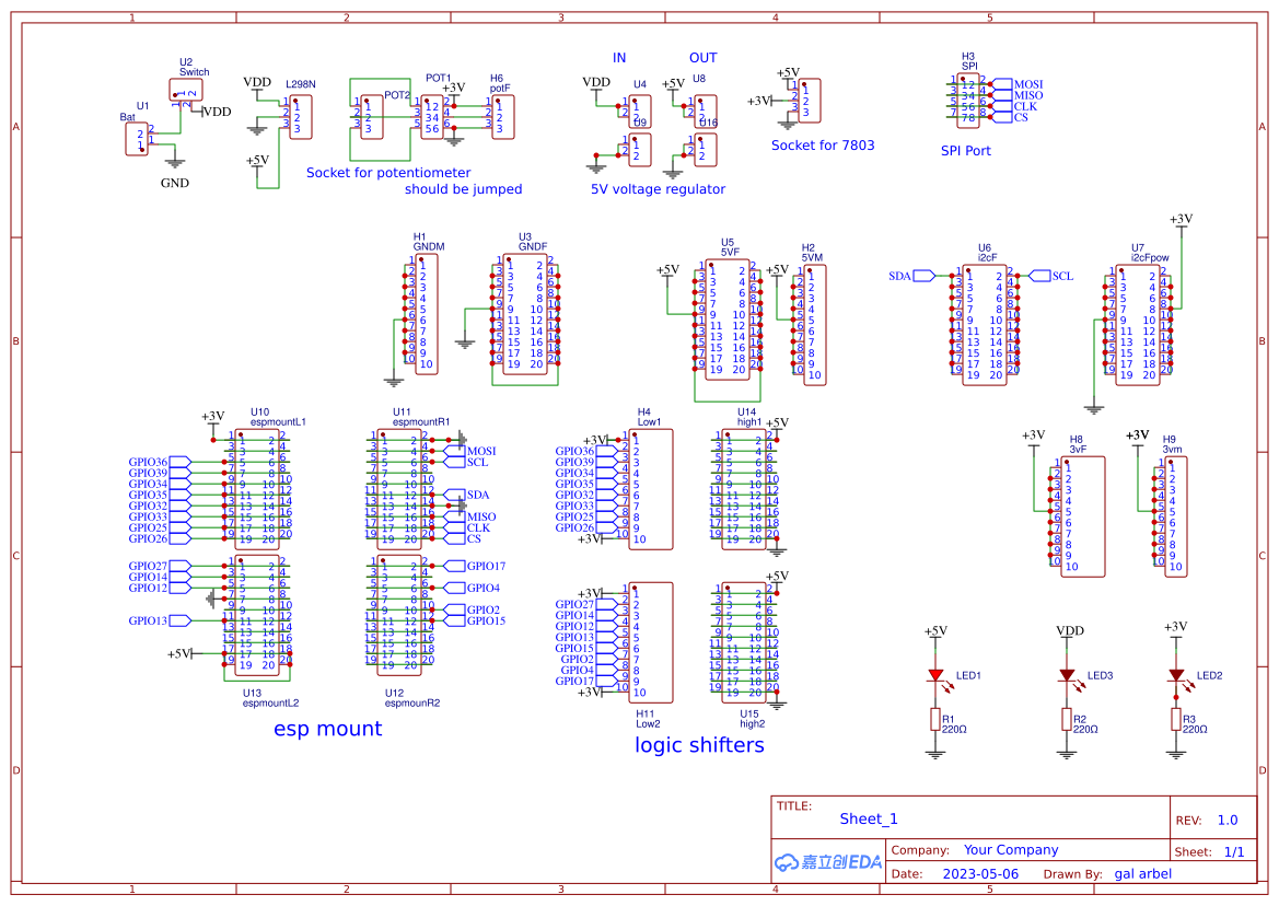 esp32 dist board - OSHWLab