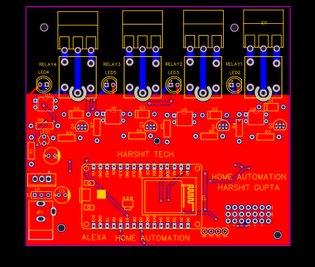 Alexa home automation - EasyEDA open source hardware lab