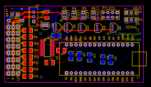 Gear Door Sequencer and LED controller - EasyEDA open source hardware lab