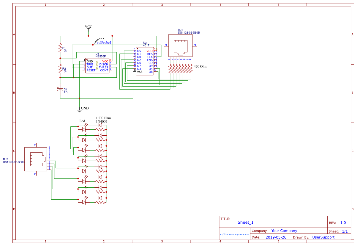 lan tester - EasyEDA open source hardware lab