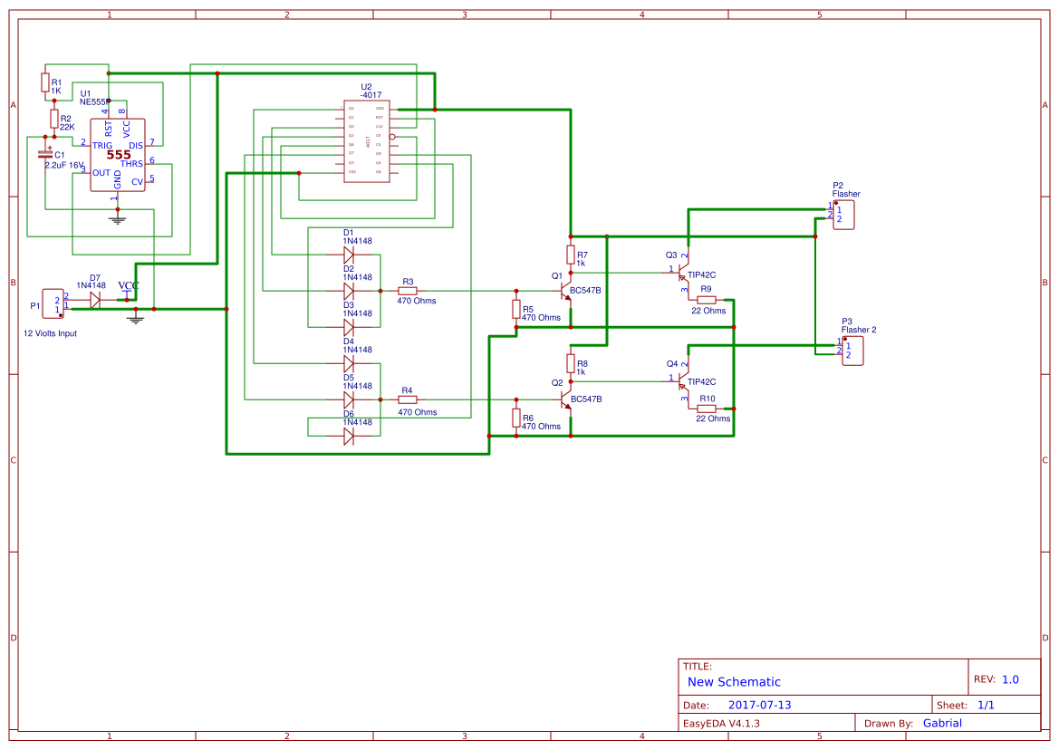 Police Flash Unit - EasyEDA open source hardware lab