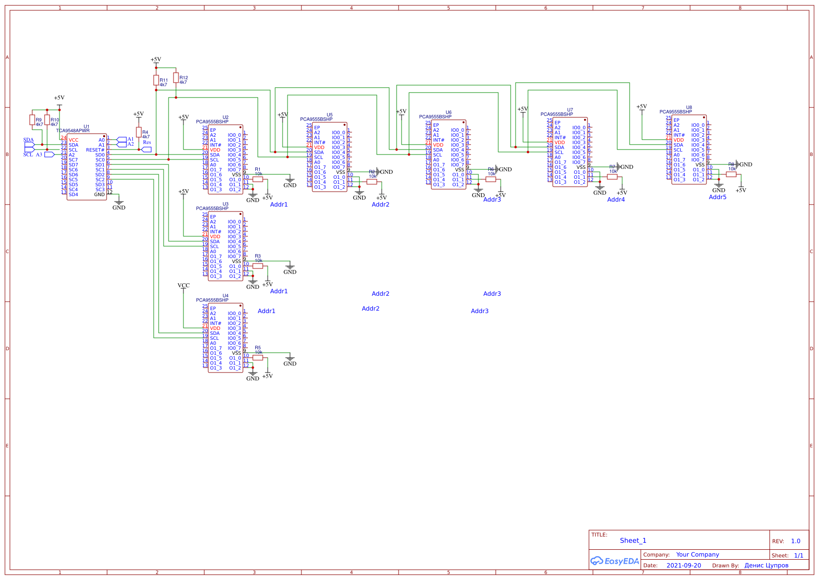 TCA9555 - EasyEDA open source hardware lab