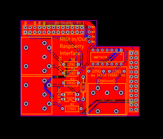 MIDI - Raspbery interface - EasyEDA open source hardware lab