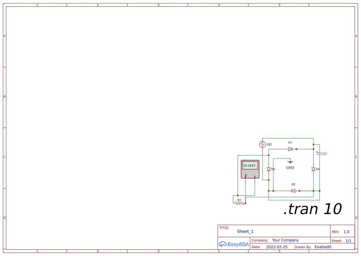 Puente de Diodos - EasyEDA open source hardware lab
