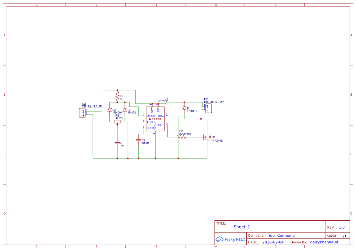 Motor Speed Controller - Platform for creating and sharing projects - OSHWLab