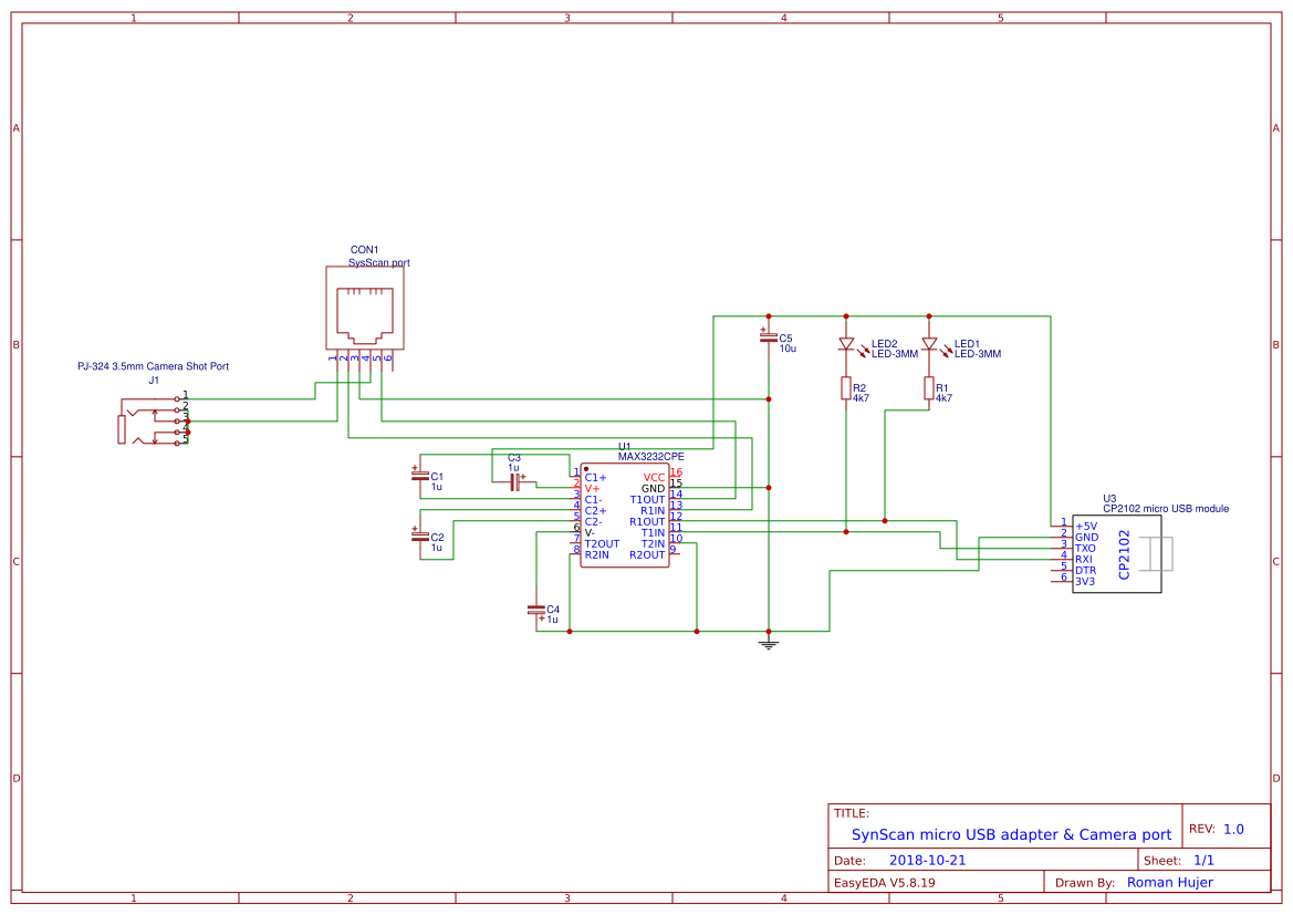 SynScan USB and camera port copy - EasyEDA open source hardware lab