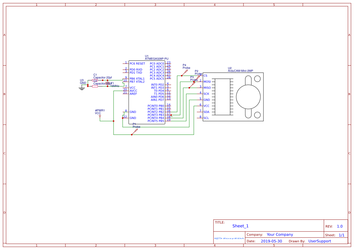 camera interface with atmega328p - Platform for creating and sharing projects - OSHWLab