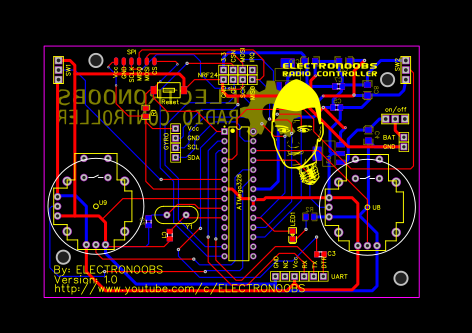 Electronoobs RC controller - OSHWLab