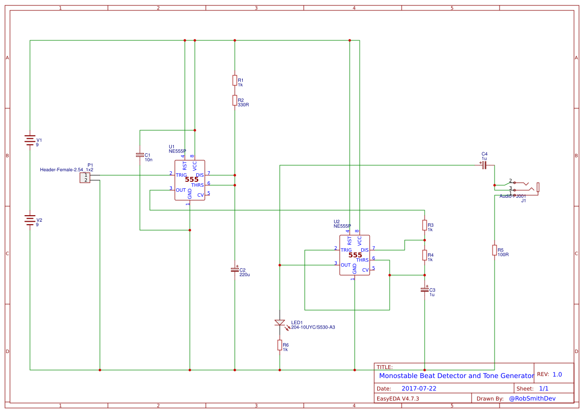 Flashing Light Challenge 2017 - @RobSmithDev - EasyEDA open source hardware lab