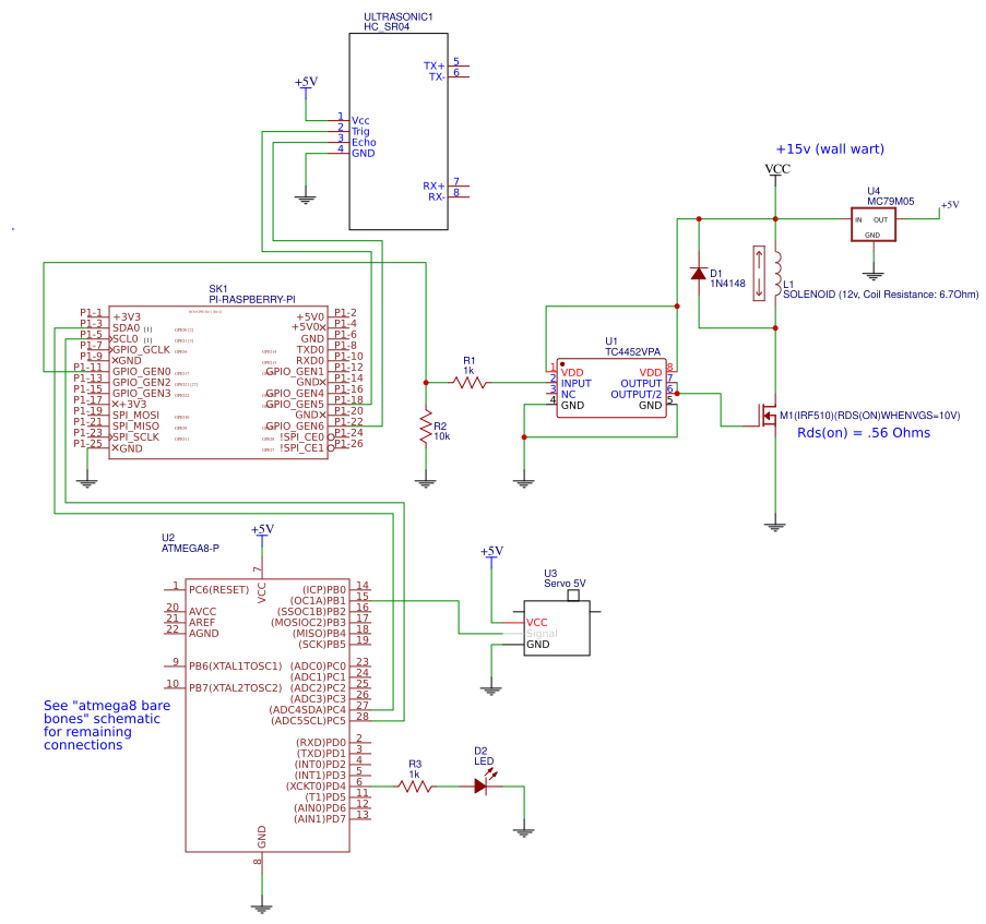 12V solenoid with raspi - EasyEDA open source hardware lab