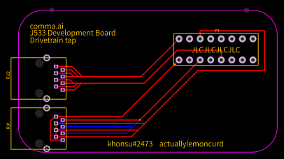 comma ai pcb stuff 2.0 - OSHWLab