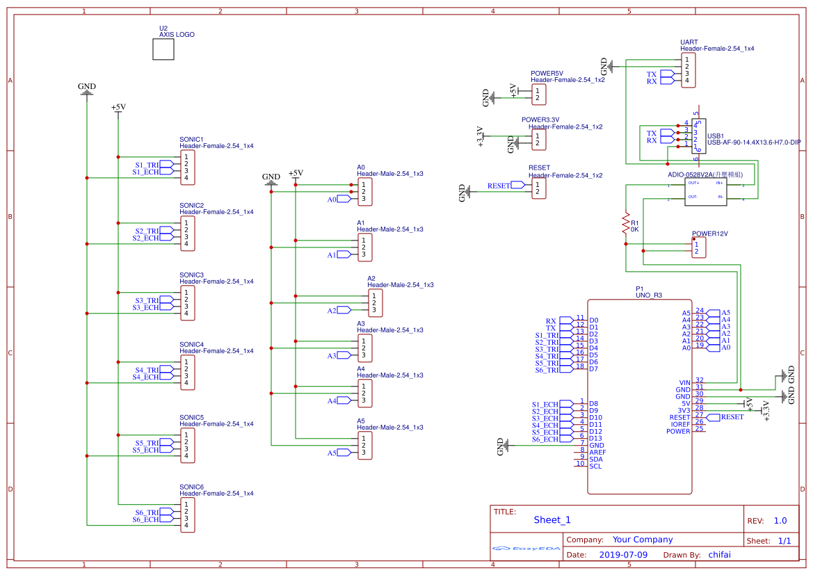 成功國小_超音波模組 - EasyEDA open source hardware lab