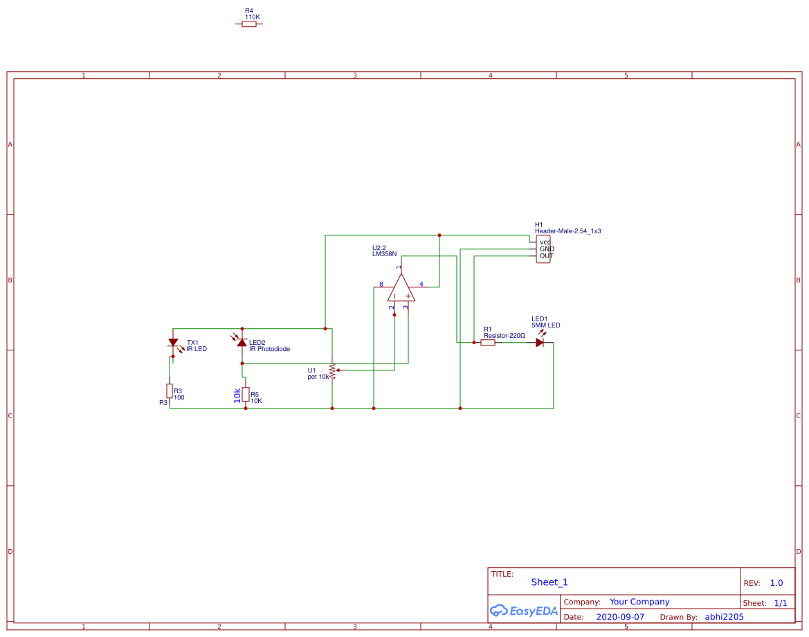 ir sensor - EasyEDA open source hardware lab