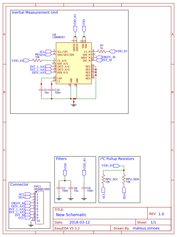 Inertial Measurement Unit - Platform for creating and sharing projects - OSHWLab