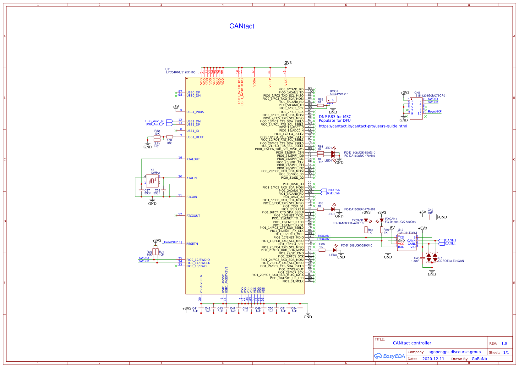 Central Unit for AgOpenGPS / Zentralbaugruppe AgOpenGPS - EasyEDA open source hardware lab