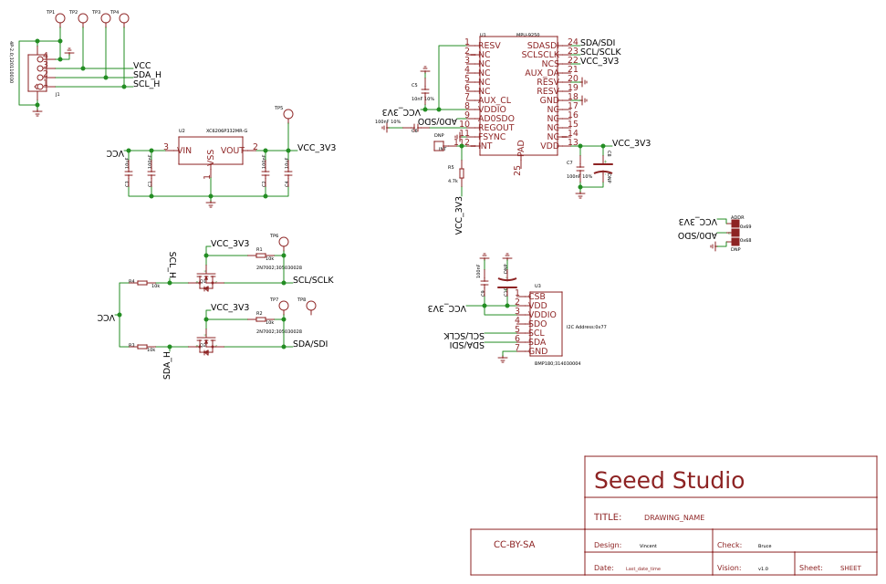Xadow - IMU 10DOF - OSHWLab