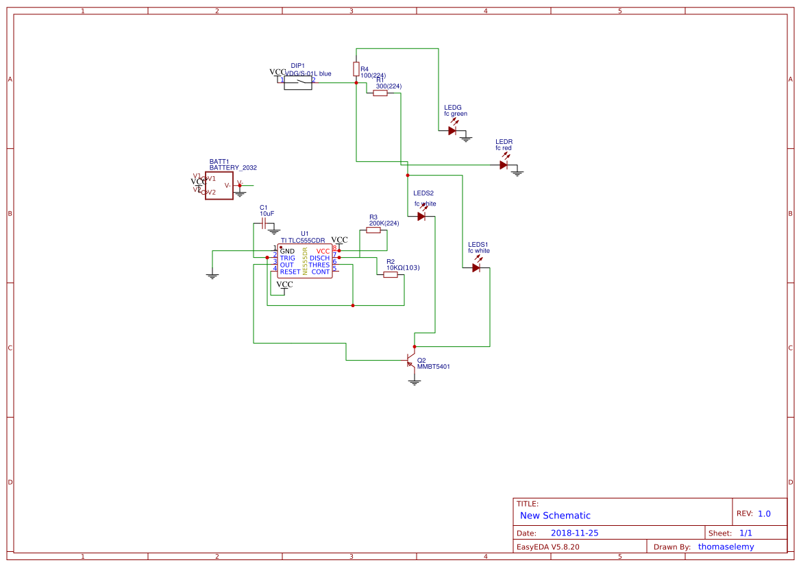 NGCP 555 timer led plane ornament - Platform for creating and sharing projects - OSHWLab