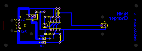 NiMh charger 2xAA - EasyEDA open source hardware lab