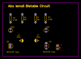 Abo Ismail Bistable circuit - EasyEDA open source hardware lab