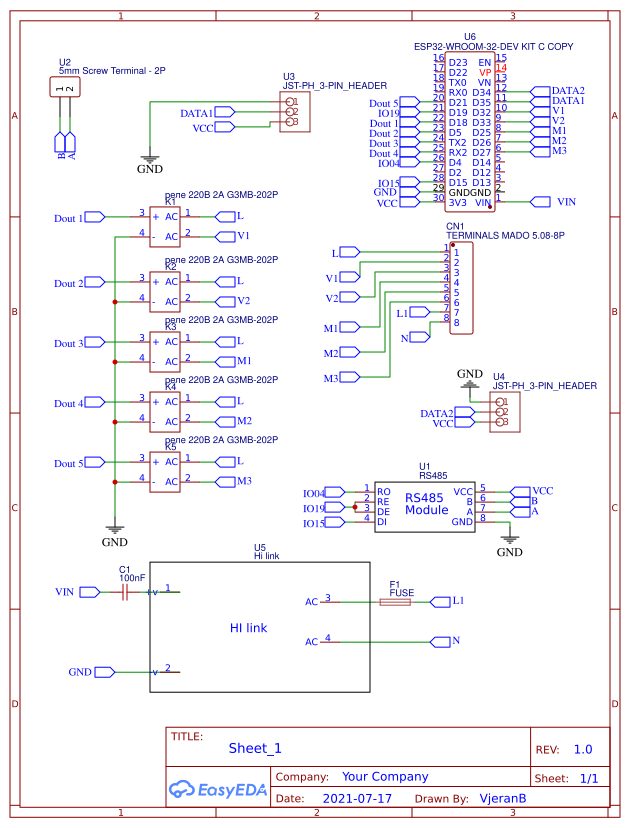 Fan Coil - EasyEDA open source hardware lab