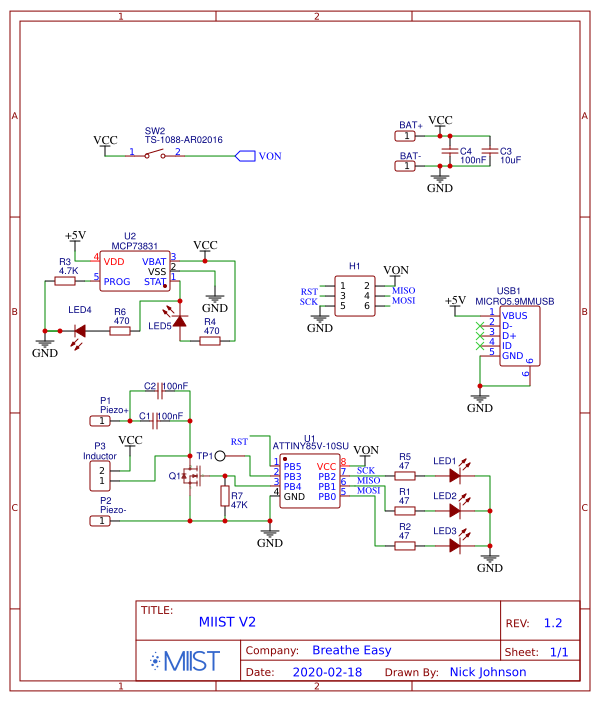 Miist V2 - EasyEDA open source hardware lab