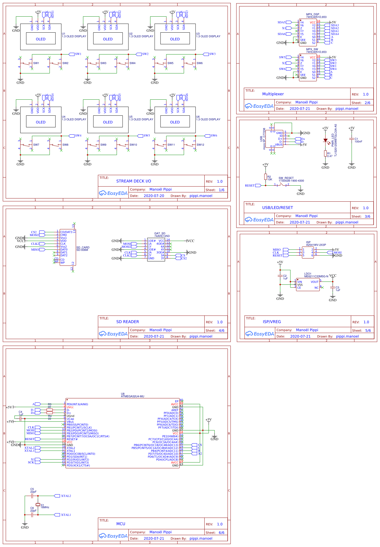 STREAM DECK - EasyEDA open source hardware lab