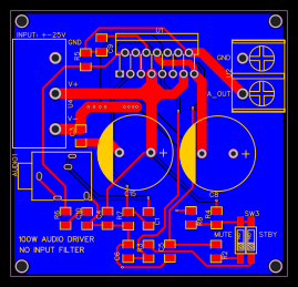 TDA7294 Audio Amp - EasyEDA open source hardware lab