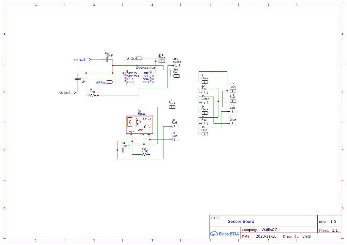 Sensor Board - EasyEDA open source hardware lab