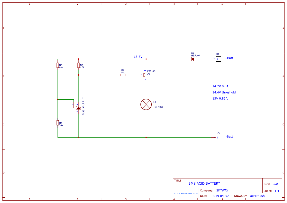 BMS ACID BATTERY - EasyEDA open source hardware lab