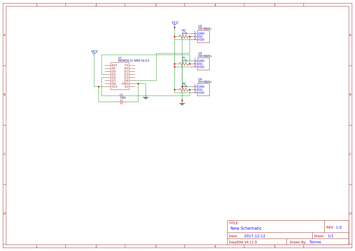 ATTINY85 aquarium night light - EasyEDA open source hardware lab
