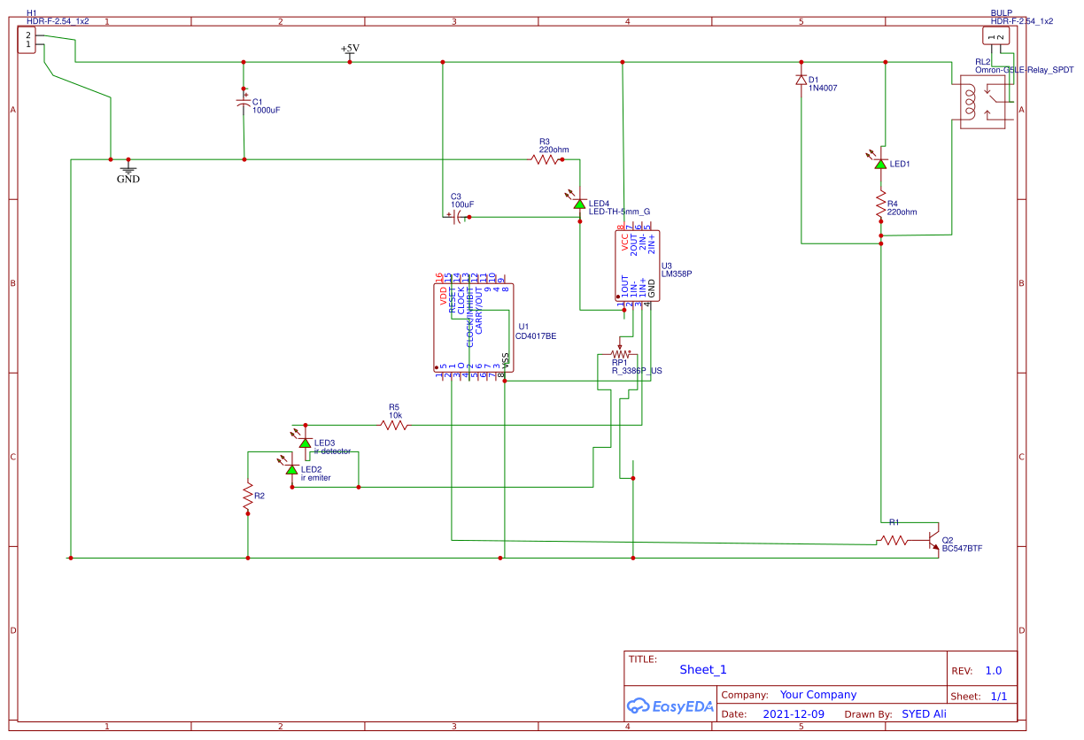 motion sensor - OSHWLab
