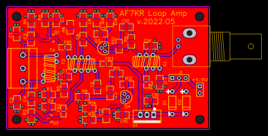 AF7KR Loop Preamp v2022.05 - EasyEDA open source hardware lab