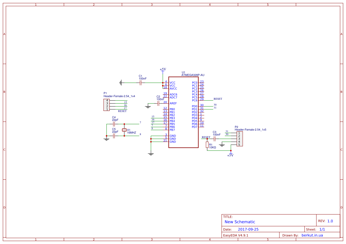 atmega328P-AU bootloader - EasyEDA atmega328P-AU bootloader - EasyEDA