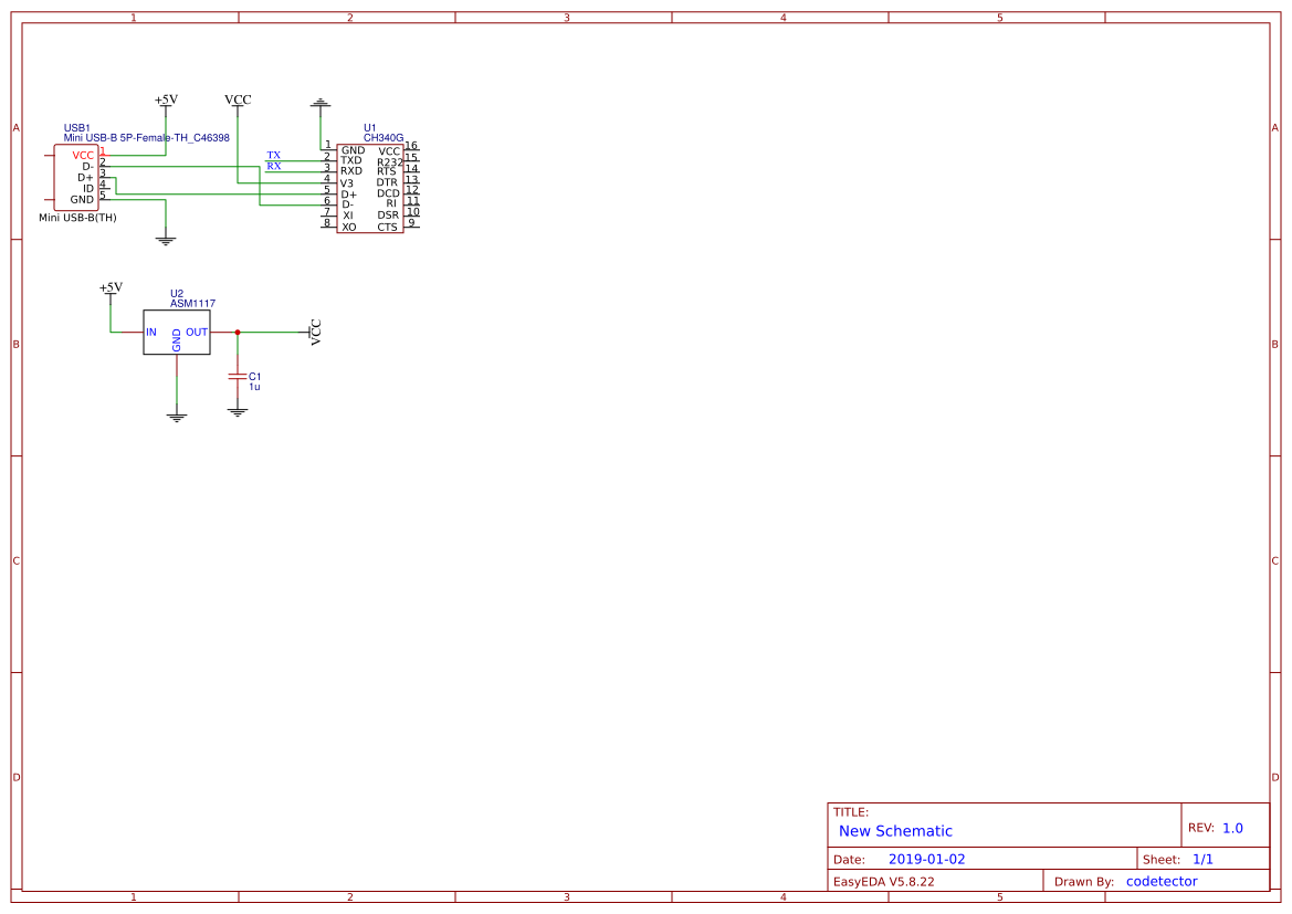 CH340 G USB Serial - EasyEDA open source hardware lab