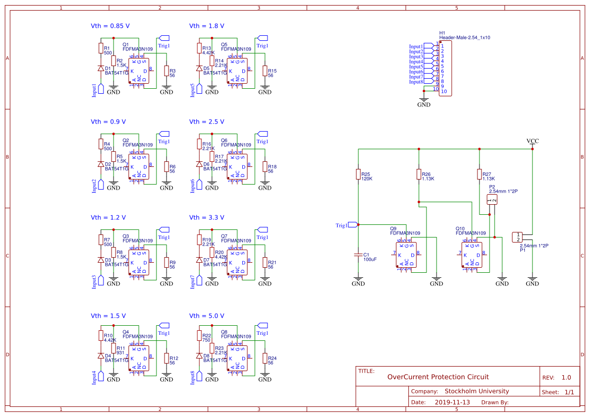 Over Current Protector - EasyEDA open source hardware lab