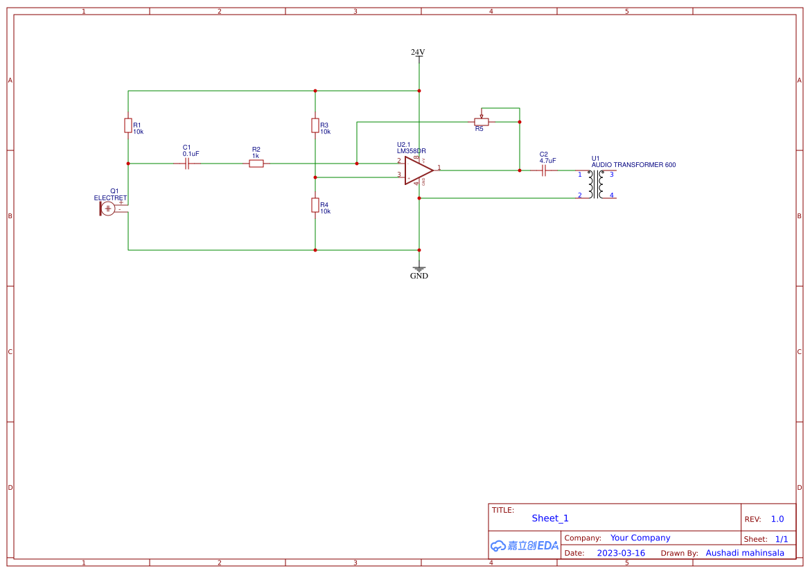 Mic pre amp - OSHWLab