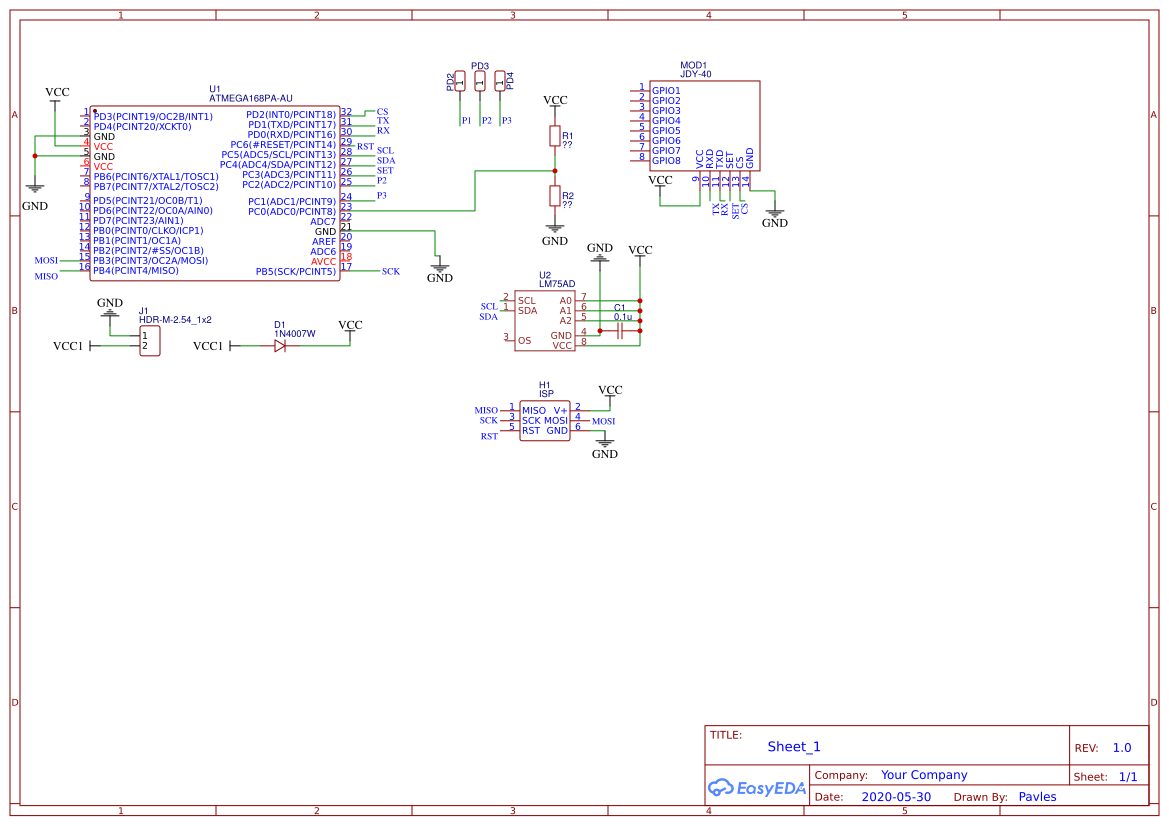 Wireless termo sensor mega - OSHWLab
