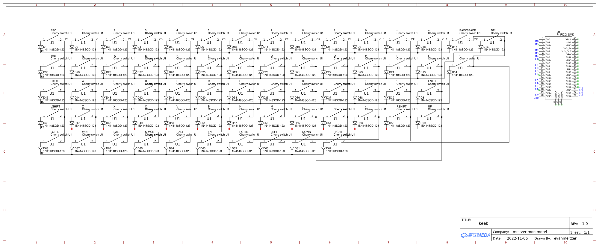 keeb - EasyEDA open source hardware lab