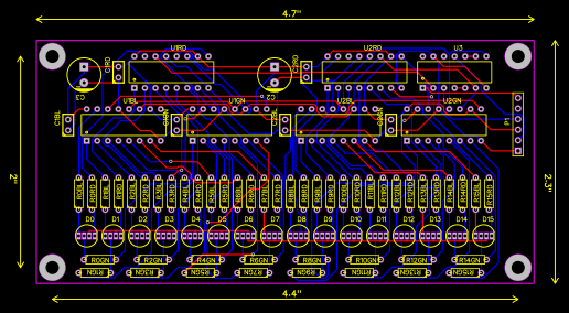 74LS595 RGB LED driver - OSHWLab