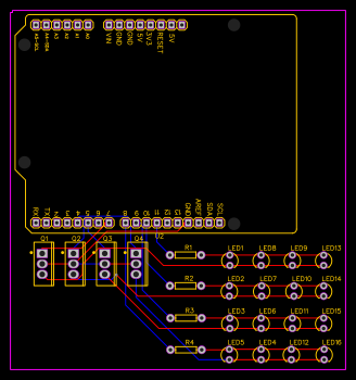 4x4 Matrix - EasyEDA open source hardware lab
