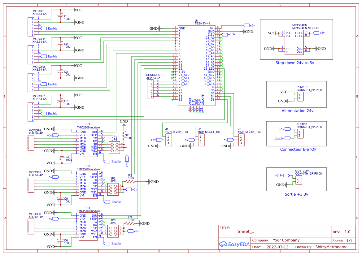 Robotic Arm 7 - EasyEDA open source hardware lab