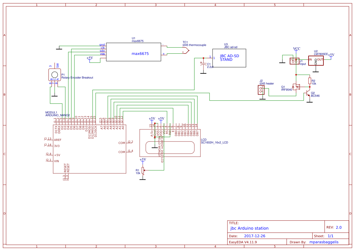 DIY jbc station - EasyEDA open source hardware lab
